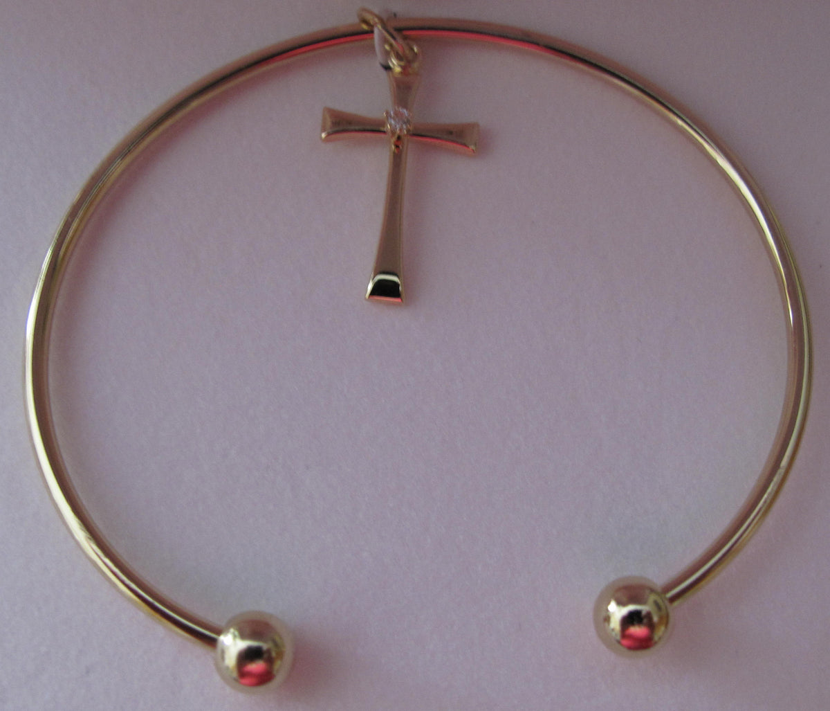 Bangle with Flare Cross
